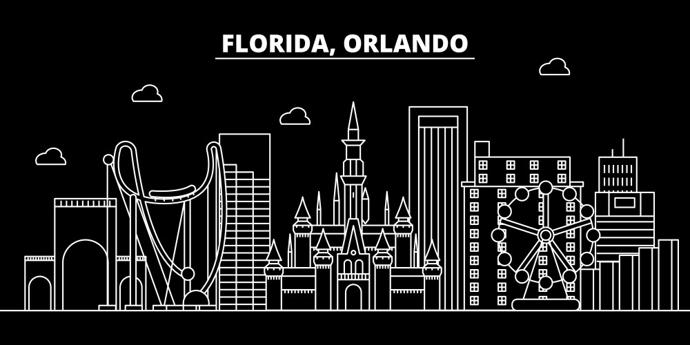 Orlando Skyline Vector Images (over 160)