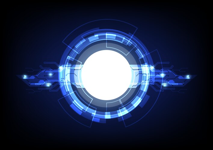 Global communication technology abstract world Vector Image