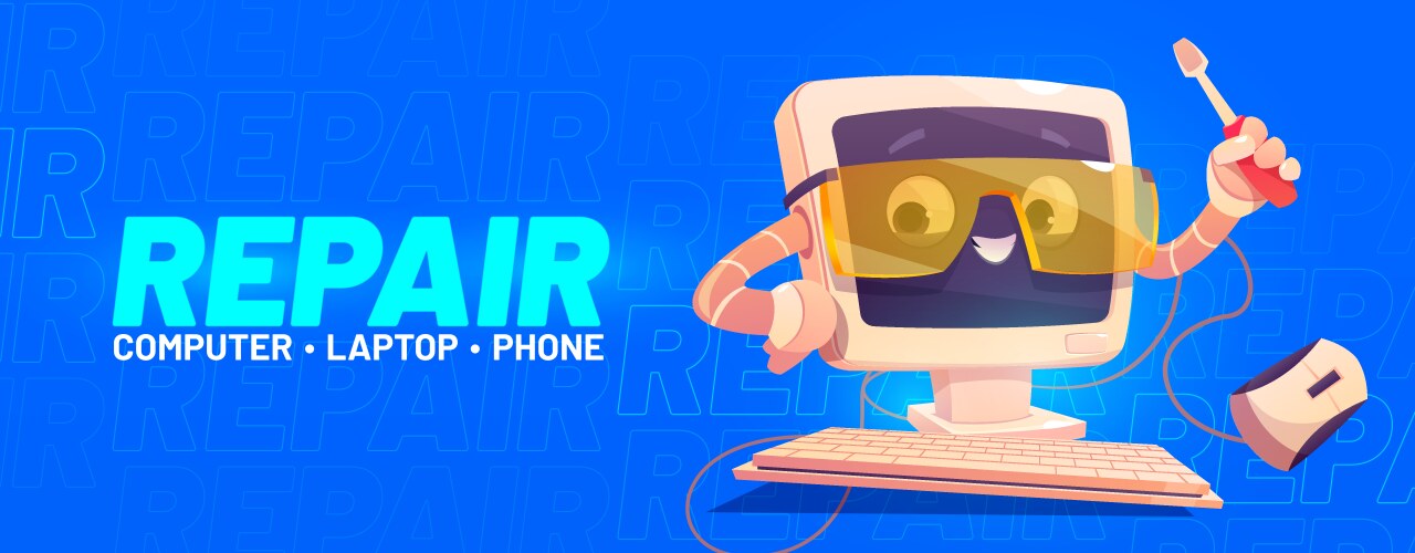 Electronics Repair Banner Vector Images (over 1,000)