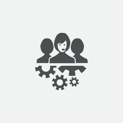 Technical support icon Royalty Free Vector Image