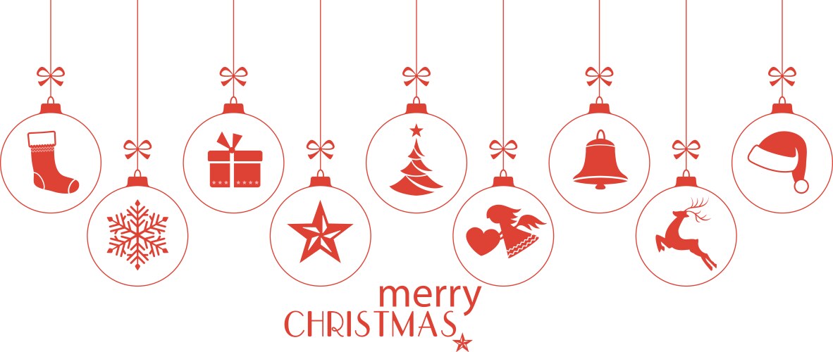 Merry christmas xmas Royalty Free Vector Image
