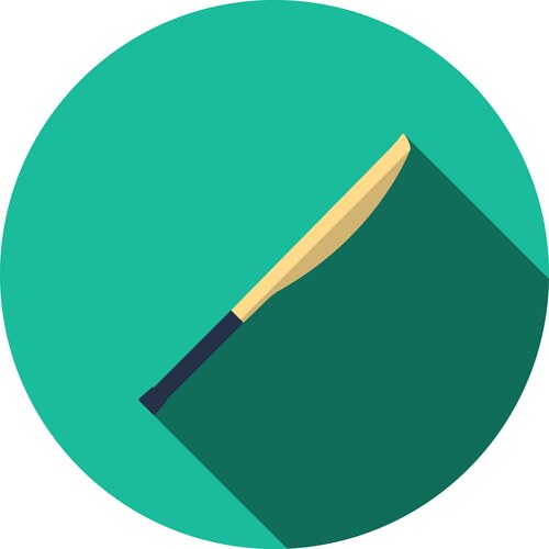 Cricket bat icon Royalty Free Vector Image - VectorStock