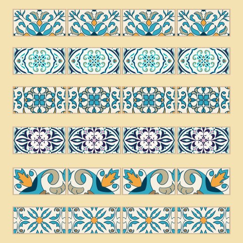 Wave borders Royalty Free Vector Image - VectorStock