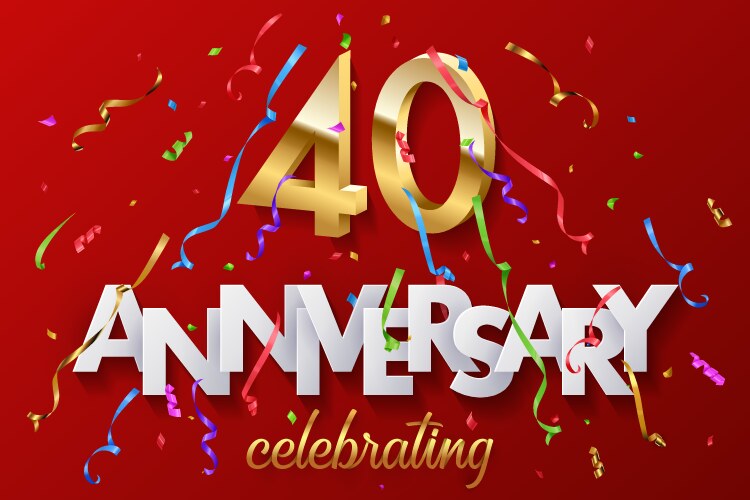 40th Anniversary Logo Vector Images (over 3,300)