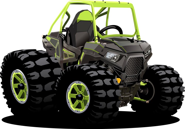 Cartoon buggy Royalty Free Vector Image - VectorStock