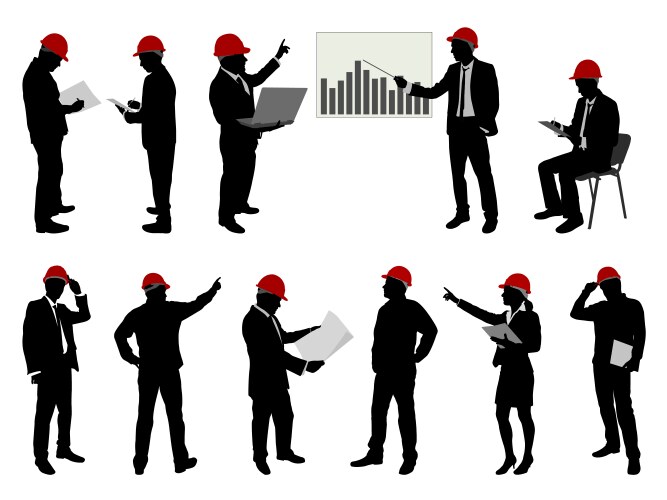 Construction workers Royalty Free Vector Image