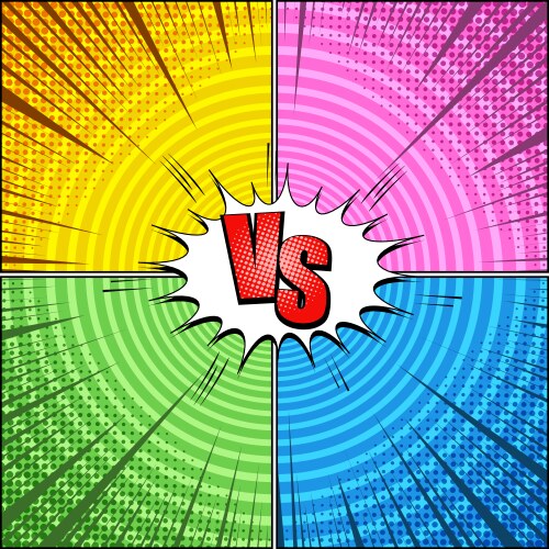 Comic page bright concept Royalty Free Vector Image