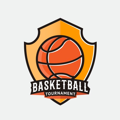 Basketball logo Royalty Free Vector Image - VectorStock