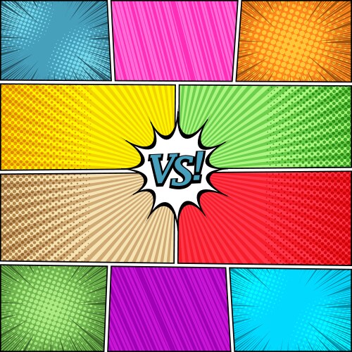 Comic swoosh wording background Royalty Free Vector Image