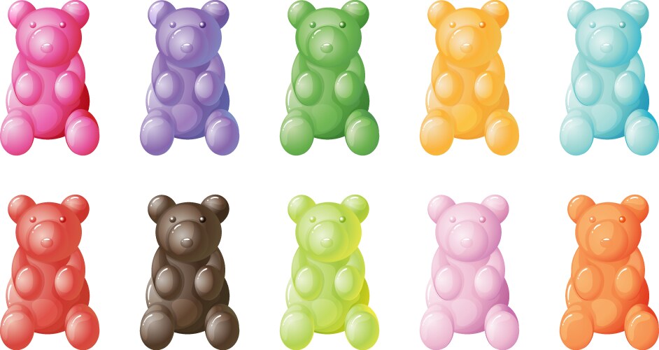 Gummy bear Royalty Free Vector Image - VectorStock