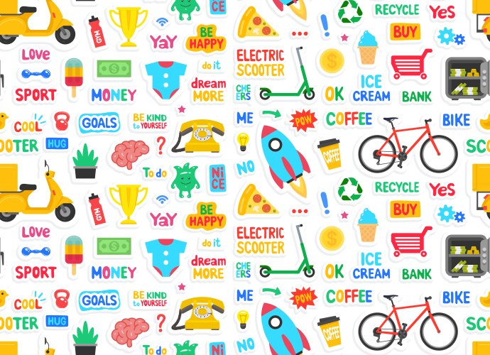 London seamless pattern Royalty Free Vector Image