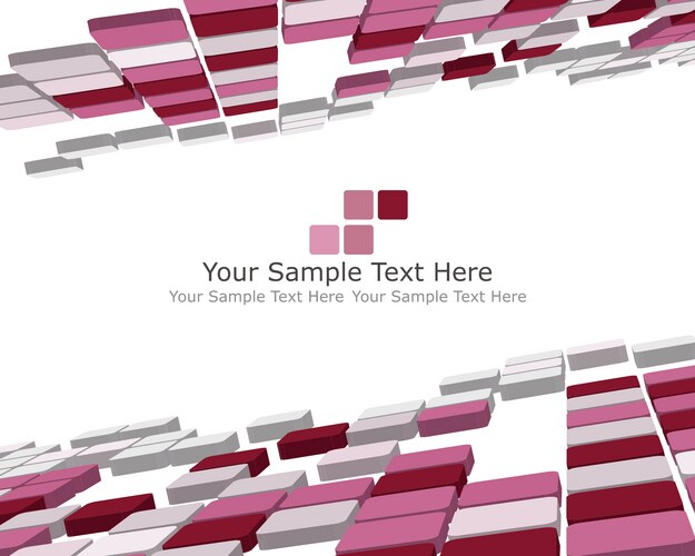 3d checked background Royalty Free Vector Image