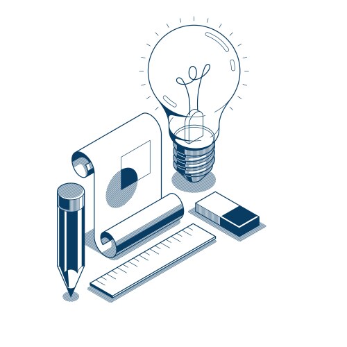 Technical Drawing Bulb Vector Images (over 200)