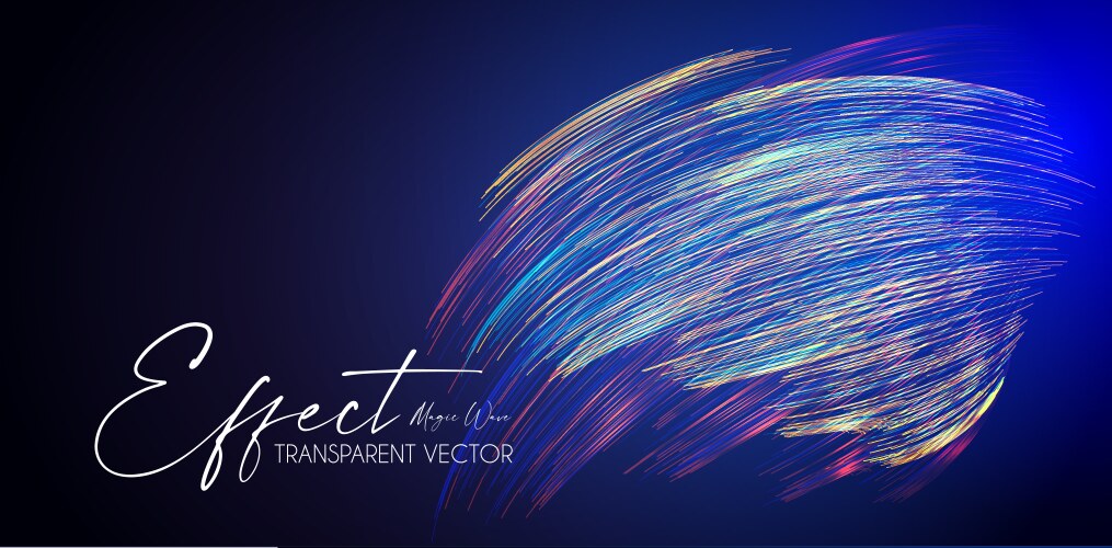 Hologram effect dynamic structure multicolor Vector Image