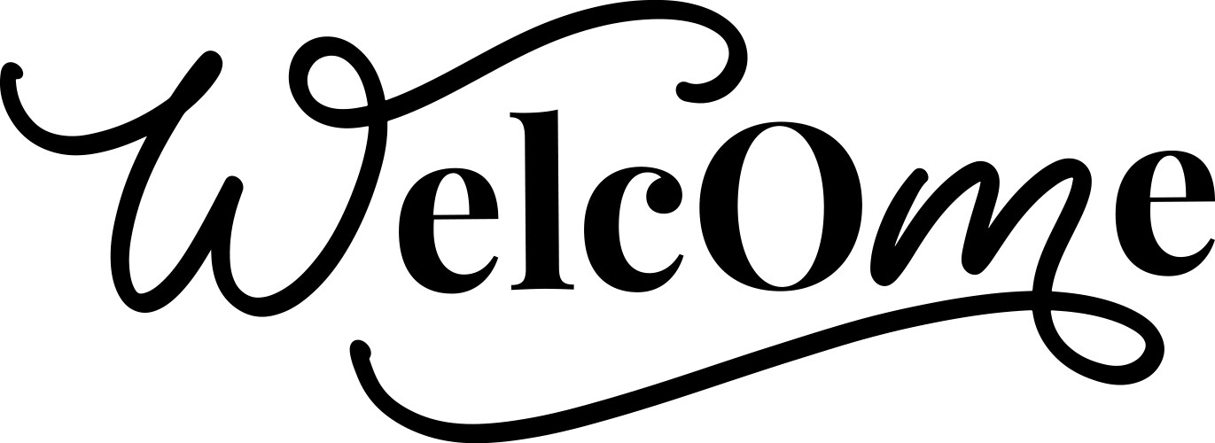 Welcome Word Art Vector Images (over 6,100)