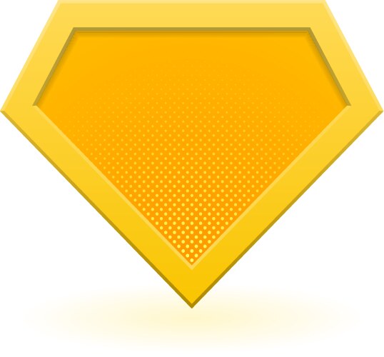 Superhero logo template Royalty Free Vector Image