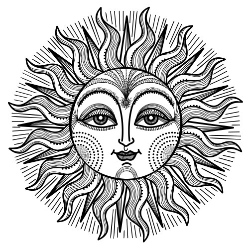Medieval Sun Vector Images (over 2,500)