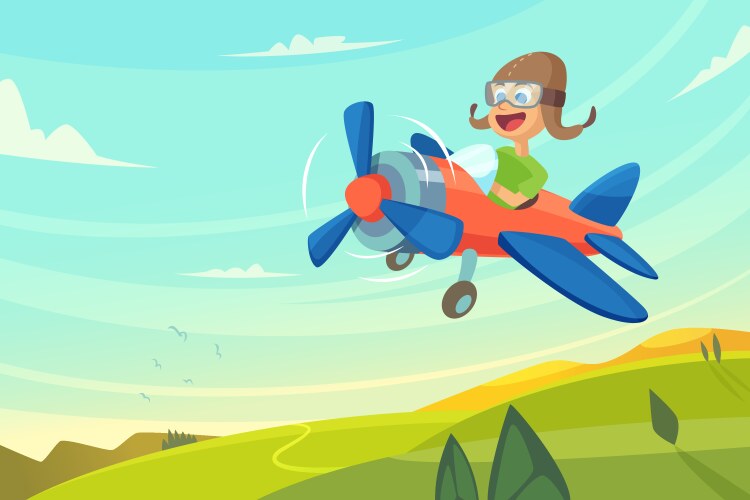 Funny Plane Cartoon Vector Images (over 3,800)