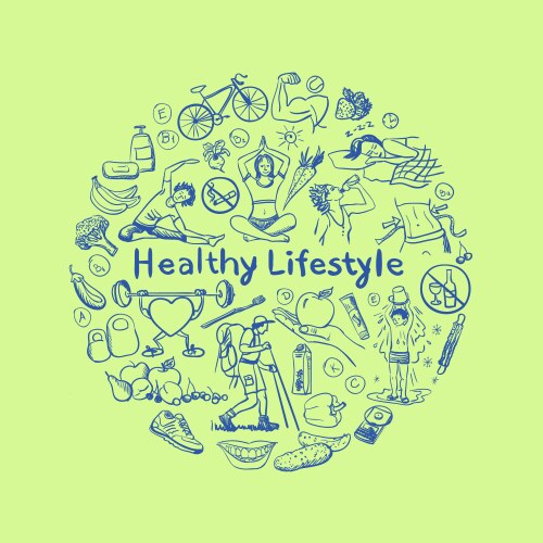 Healthy Lifestyle Draw Vector Images (over 26,000)