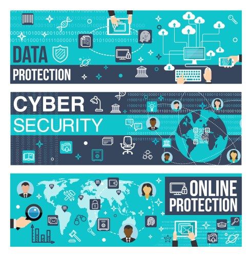 Cyber Security Banner Vector Images (over 9,300)