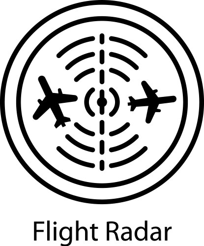 Weather radar Royalty Free Vector Image - VectorStock