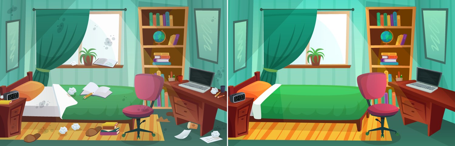 Cartoon Messy Room Vector Images (over 820)