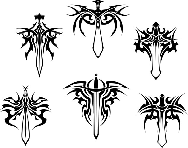 Dagger Tattoo Vector Images (over 4,100)
