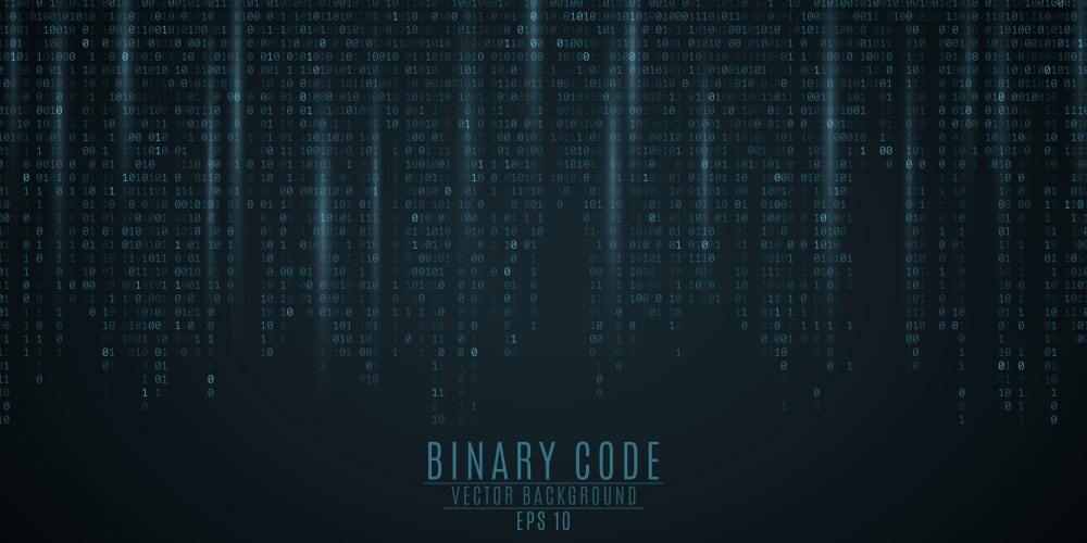 Matrix texture with digits binary code abstract Vector Image