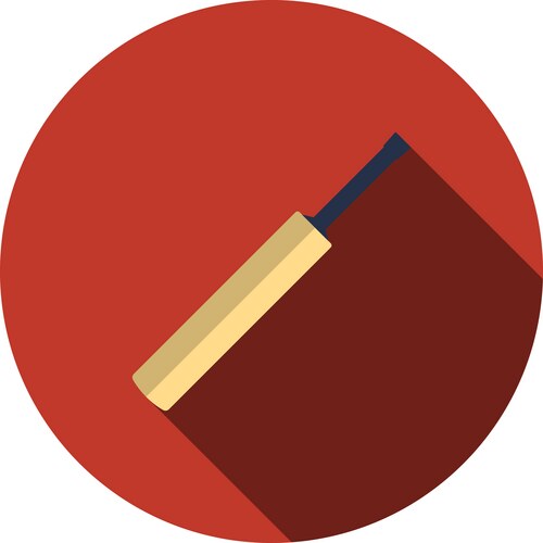 Cricket bat icon Royalty Free Vector Image - VectorStock
