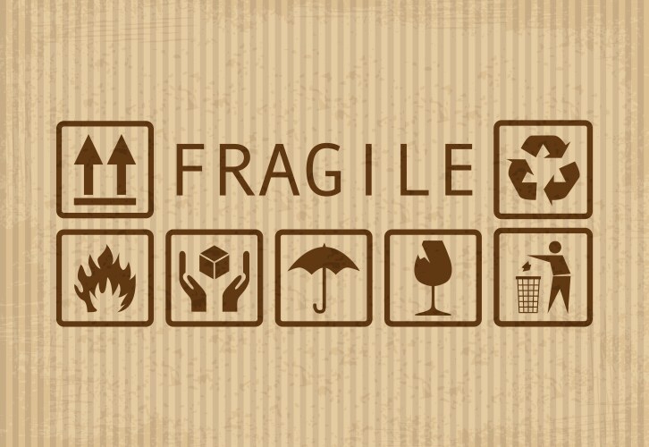 Fragile Sign Vector Images (over 30,000)