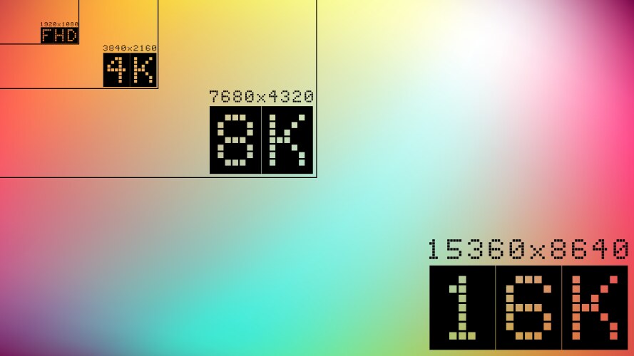 4k ultra hd symbol Royalty Free Vector Image - VectorStock