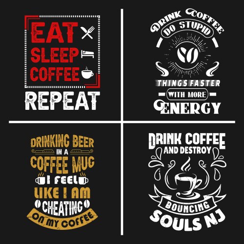 Coffee Sayings Vector Images (over 2,300)