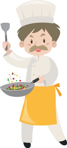 Chef cook Royalty Free Vector Image - VectorStock