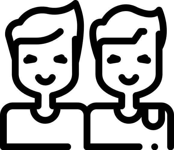 Carriage icon thin linear style design isolated Vector Image