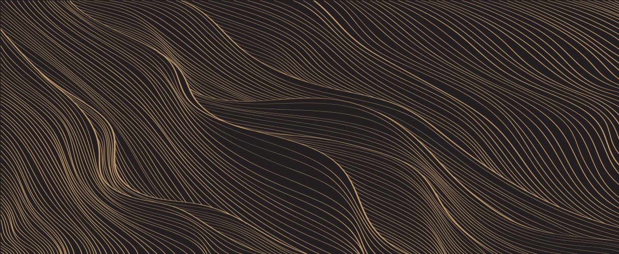 Black abstract art template with crane birds Vector Image