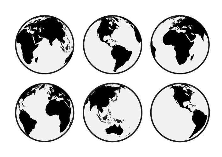 World Globe Outline Vector Images (over 61,000)