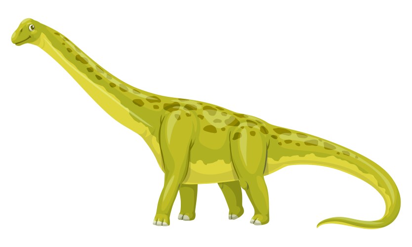 Cartoon doedicurus dinosaur isolated character Vector Image