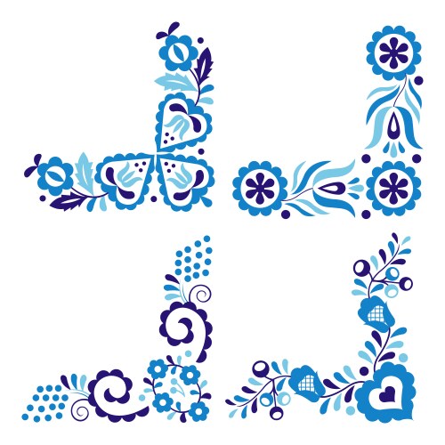 Traditional russian seamless pattern frame Vector Image