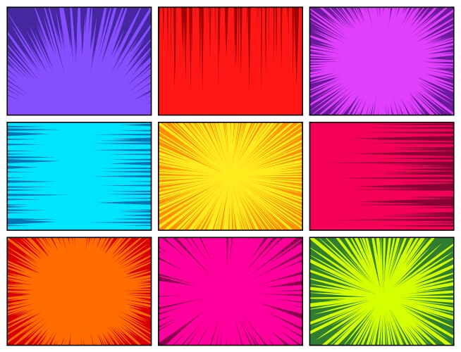 Comic book vertical template Royalty Free Vector Image