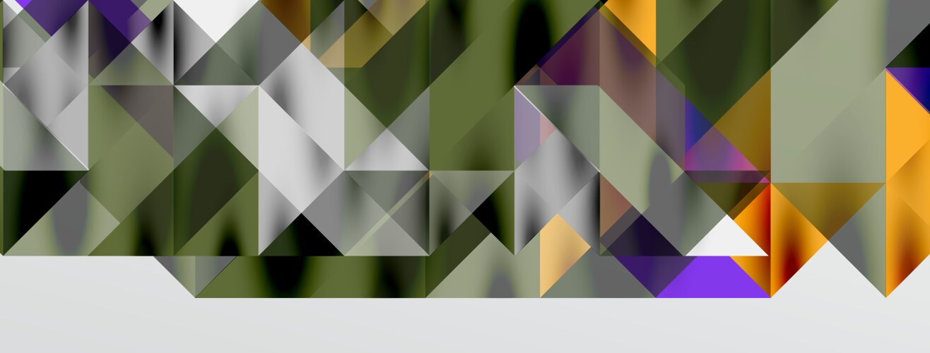 Tech minimal overlapping triangle shapes elements Vector Image