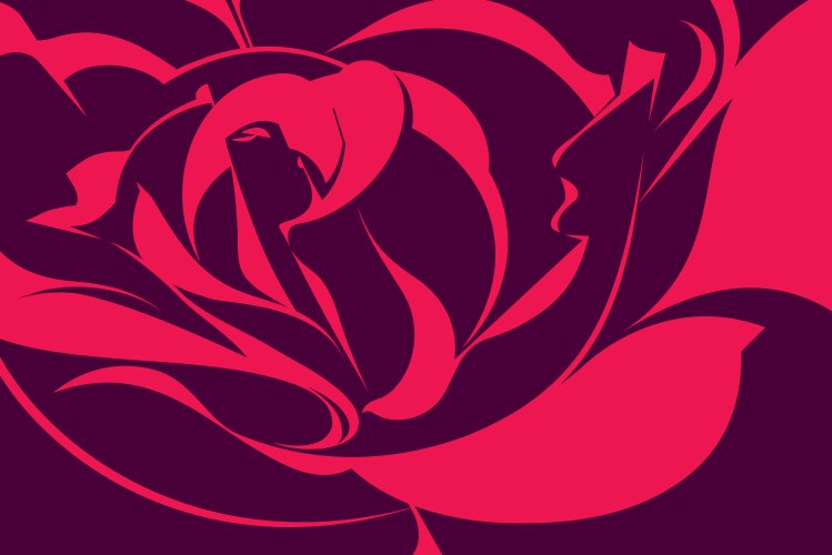 Abstract natural rose petals frame background Vector Image