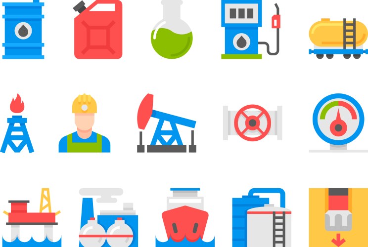 Set of blue color objects primary colors Vector Image