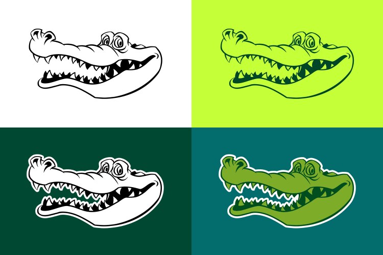 Alligator Outline Vector Images (over 2,300)
