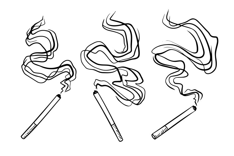 Cigarette Royalty Free Vector Image - VectorStock