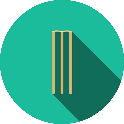 Cricket wicket icon Royalty Free Vector Image - VectorStock