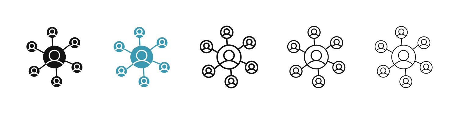 Chart network icon Royalty Free Vector Image - VectorStock