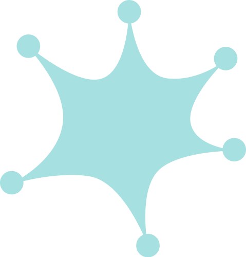 Atomic star mid century pattern Royalty Free Vector Image