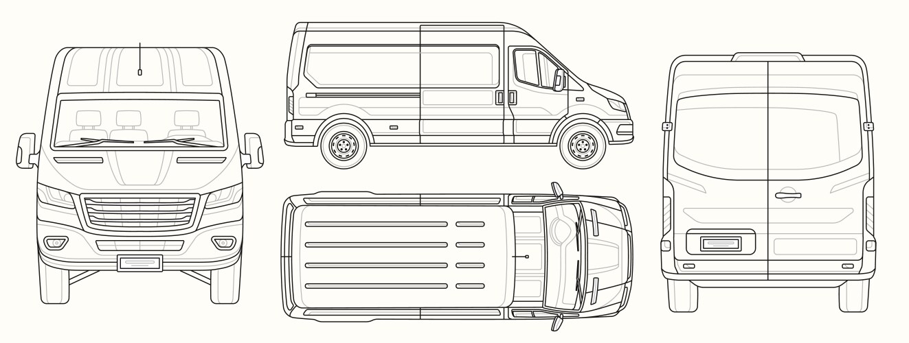Ford Van Vector Images (over 130)