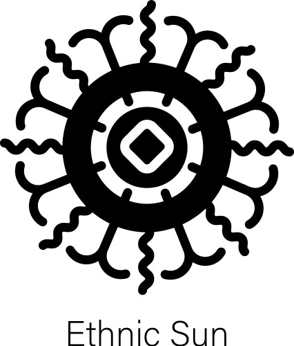 Satanic sun Royalty Free Vector Image - VectorStock