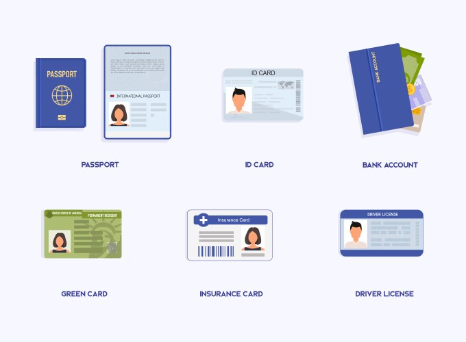 Thailand international passport visa sticker Vector Image